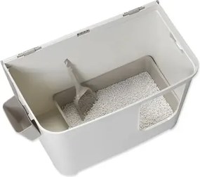 Moderna Casetta Camelia krémová / Toaleta pro kočky s krytem / 75,7 x