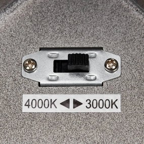 SLV 1003439 Enola Square L, venkovní stropní svítidlo, LED 35W 3000/4000K, antracit, rozměr 14x14cm, IP65
