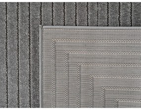 Šedý vnitřní a venkovní běhoun 80x250 cm Nova 1202 – Ayyildiz Carpets