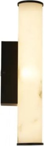 Searchlight 61185-1BK Stmívatelné nástěnné LED svítidlo MARBLE IP44, ČERNÉ