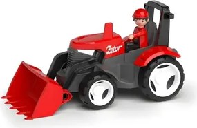 EFKO Traktor Igráček MultiGO Zetor červený s radlicí / od 3 let