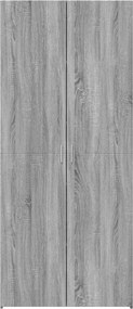 Skříň highboard šedá sonoma 80 x 42,5 x 185 cm kompozitní dřevo 3281439