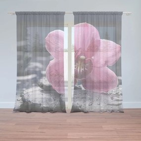 Sablio Záclony Orchidej: 2ks 150x250cm