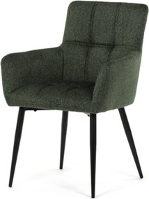 Jídelní židle Autronic zelená Látka DCH-P3146 GRN2