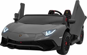 Dětské elektrické autíčko Lamborghini Aventador SV 24 V šedé