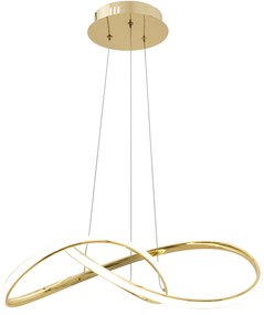Toolight Toolight, LED stropní svítidlo, neutrální světlo 4000K, 32W, APP1601-CP, zlatá lesklá, OSW-05478