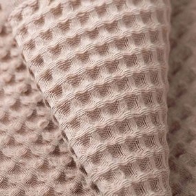 Vaflové ručníky a osušky - pudrově růžová - GOTS Velikost: ručník 50 x 90