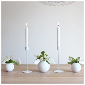 Svícen Candlestick White 21 cm COOEE Design