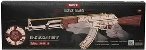 RoboTime 3D dřevěné mechanické puzzle Útočná puška AK-47 / od 14 let /