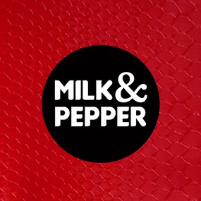 MILK&PEPPER Milkandpepper obojek pro psy Safira Rouge Velikost: 30x1,5 cm