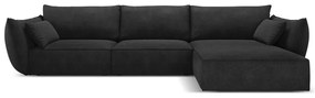 Tmavě šedá rohová pohovka (pravý roh) Vanda – Mazzini Sofas