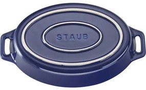 Staub keramická zapékací mísa oválná 23 cm/1,1 l tmavě modrá, 40511-157