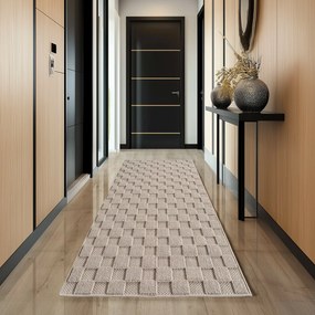 Ayyildiz, Běhoun Helix 2203 beige, 80x250, béžová, chodba / předsíň