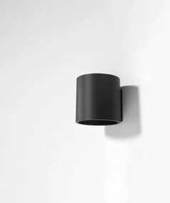 Sollux Lighting Nástěnné svítidlo ORBIS 1 černé