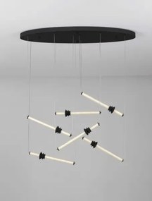 LED stmívatelný černá designové svítidlo Atmosfera