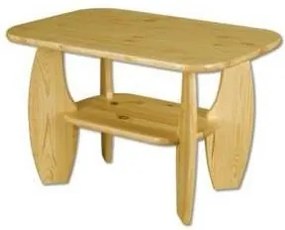 Drewmax ST114 - Konferenční stolek z masivní borovice 92x68x60cm - Šedá