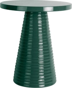 Kovový kulatý odkládací stolek ø 40 cm Catania Ribbed – Leitmotiv