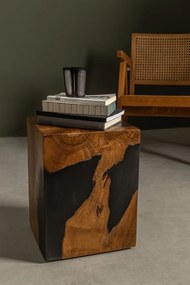 BIZZOTTO Designový odkládací stolek MELTY 30x30cm černý 0680593
