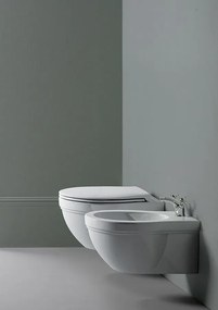 GSI CLASSIC závěsná retro WC mísa, 37x55cm, bílá ExtraGlaze 871211