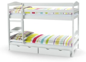 dětská postel SAM - doprava zdarma barevné provedení: bílá,  šuplíky: ano