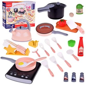 JOKO Kuchyňský set Little chef - varná deska, hrnce, konvice, nádobí