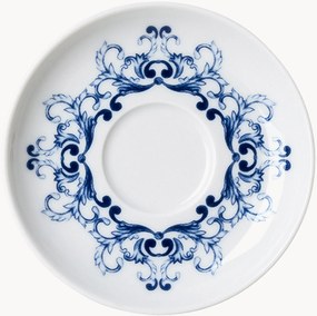 Sada porcelánových podšálků na espresso True Blue, 6 dílů