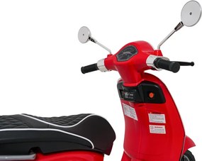 Elektrický skútr Vespa ROMA červený