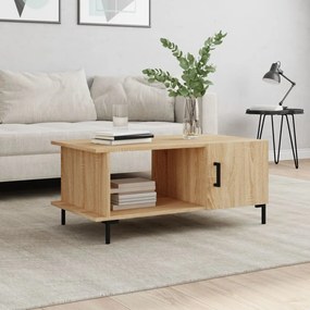 vidaXL Konferenční stolek 90 x 50 x 40 cm kompozitní dřevo [829495] Barva: Bílá