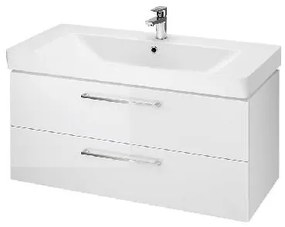 Cersanit Lara - Skříňka s umyvadlem, 46x99x45 cm, 2 zásuvky, bílá S801-330-DSM