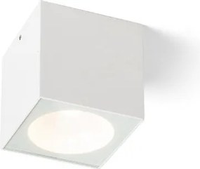 RED R13624 SENZA SQ stropní bílá čiré sklo 230V LED 6W IP65 3000K - RED - DESIGN RENDL