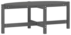 vidaXL Konferenční stolek šedý 118 x 63 x 45 cm masivní borové dřevo
