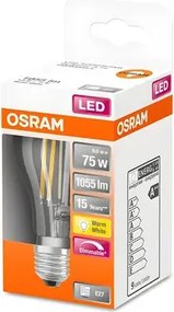 OSRAM LED Filament / Žárovka / E27 / 9W / 2700K (827) / 230V