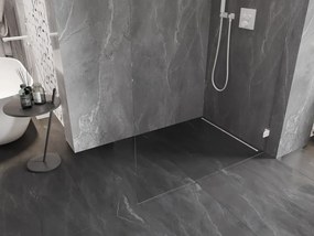 Mexen Lunar L sprchová stěna Walk-in pravá 120 x 200 cm, transparentní 8 mm, bílá - 830L-120-000-20-00-P