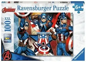 Ravensburger Marvel: Kapitán Amerika / 100 dílků / od 6 let
