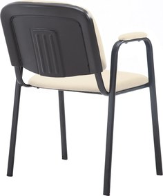 Konferenční židle Ken PRO látka – krémová