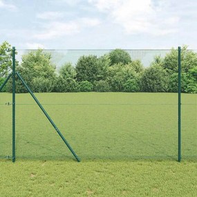 Zemní upevnění svařované drátěné ploty 10 x 1,5 m Zelená 3351702