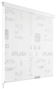 Sprchová roleta se vzorem „Splash" | 160x240 cm