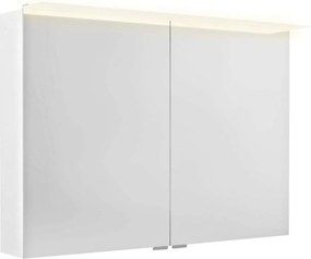 Sapho Linex - Zrcadlová skříňka s LED osvětlením 100x70x15 cm, 2x dvířka, bílá LX100-0030