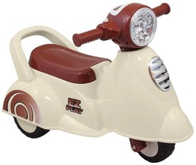 BABY MIX Dětské odrážedlo motorka se zvukem Baby Mix Scooter bílé