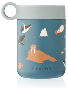 Liewood Termoska na jídlo Kiani Arctic Sea Ocean view 350 ml