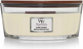 WoodWick svíčka s dřevěným knotem Island Coconut Hearthwick Candle 453,6 g