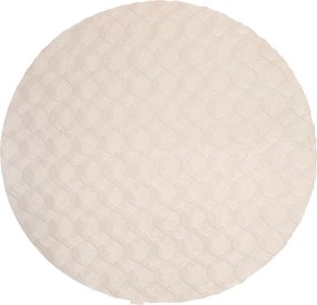 XXXLutz KOBEREC S VYSOKÝM VLASEM, 120/120 cm krémová Kayoom - Online Only koberce & rohožky - 005937146605