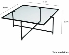 Konferenční stolek Sun Black