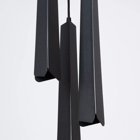 Sollux Lighting Závěsná lampa PRYSM 3P černá