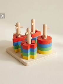 Sinsay - Skládačka s barevnými kostkami - vícebarevná