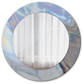 Kulaté dekorativní zrcadlo Holografická textura fi 50 cm