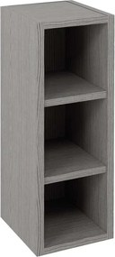 Sapho Espace - Otevřená policová skříňka 20x60x22 cm, dub stříbrný ESC140-1111
