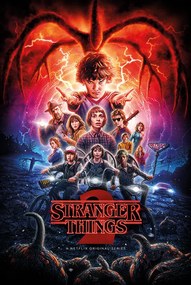 Plakát, Obraz - Stranger Things - One Sheet Season 2