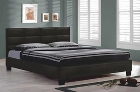 Tempo Kondela manželská postel s roštem MIKEL 160x200cm černá