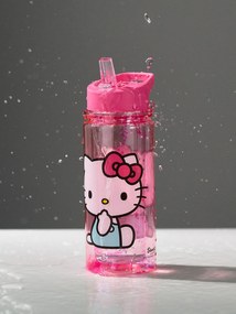 Sinsay - Láhev na pití s držadlem a brčkem Hello Kitty - vícebarevná
